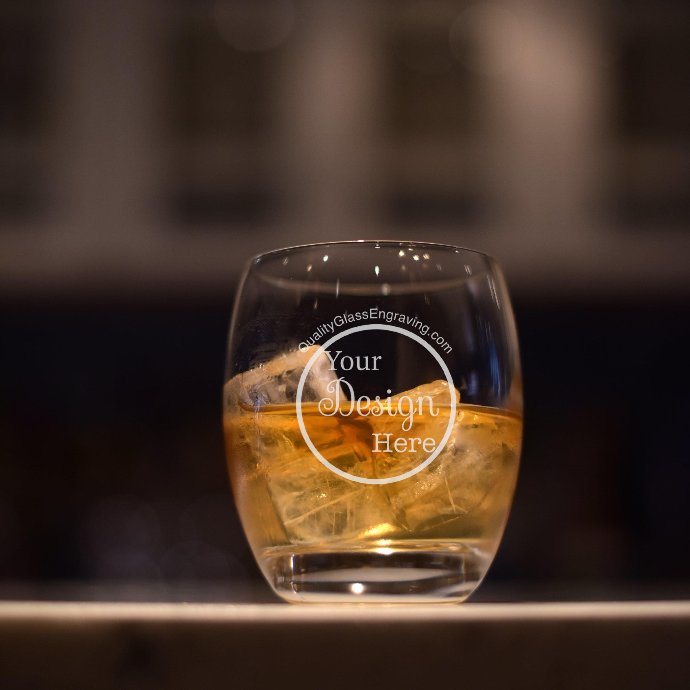 Custom Engraved Luigi Bormioli Crystal Crescendo 15.5 oz DOF Drinking ...