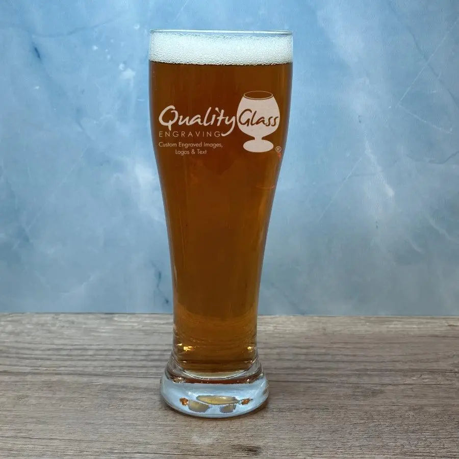 Custom Engraved Pilsner Glass - 16 oz - Item 553436 Personalized ...