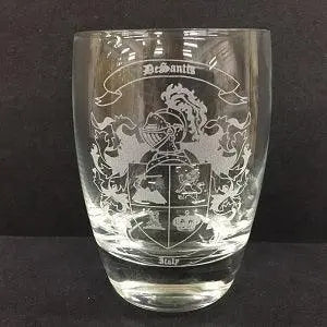 Custom Engraved Crystal DOF Bar Glass - 12 oz - Item 166/10234 ...